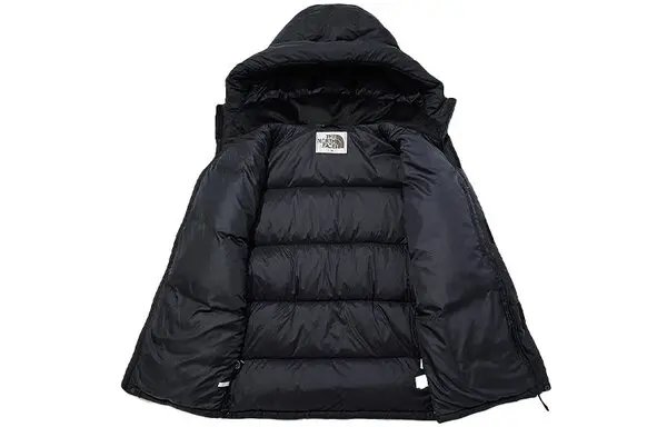 The North Face Hooded Down Parka Jacket - Black