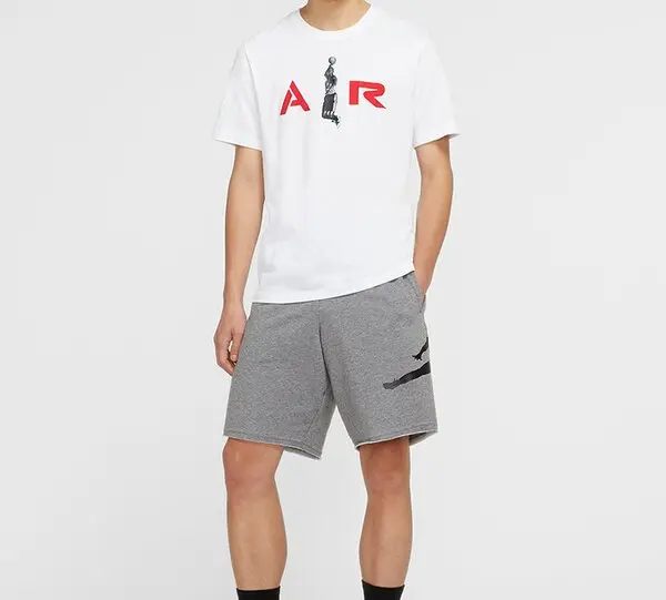 JORDAN Flying Dunk Printing Short Sleeve T-shirt