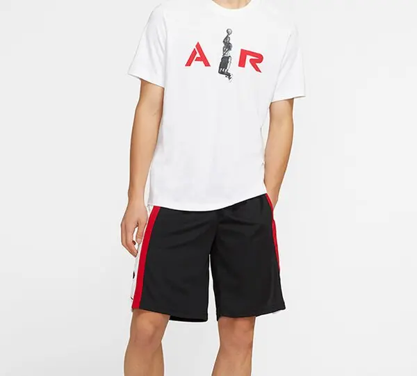 JORDAN Flying Dunk Printing Short Sleeve T-shirt
