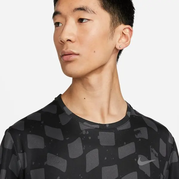 Nike Dri-fit Miler Short-sleeve Running Top