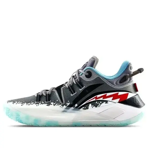 LI-NING Cj2 "shark" Basketball Sneakers - Blue/white