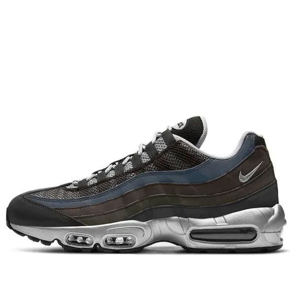 Nike Max 95 Premium "rainbow 3m" Athletic Sneakers - Charcoal Grey
