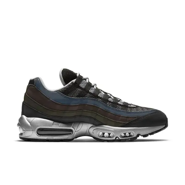Nike Max 95 Premium "rainbow 3m" Athletic Sneakers - Charcoal Grey