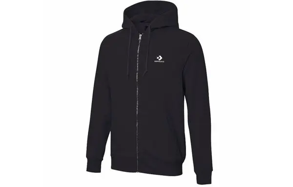 CONVERSE Zip Up Hooded Jacket With Logo