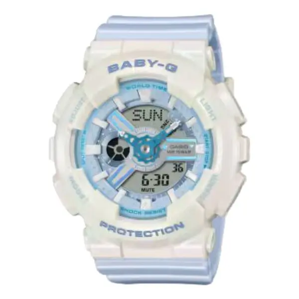 Casio Baby-g Ba-110 Series Watch - White/blue