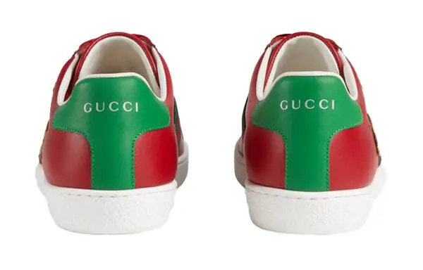 Gucci Ace Sneakers With Floral Embroidery