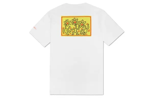 CONVERSE X Keith Haring Embroidered Graphic T-shirt - White