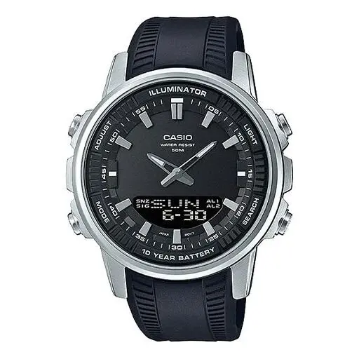 Casio Dress Classic Minimalistic Analog Watch 'metallic Silver - Black