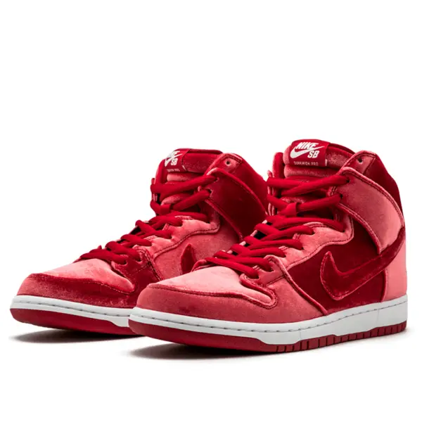 Nike Dunk High Prm "red Velvet" Sneakers