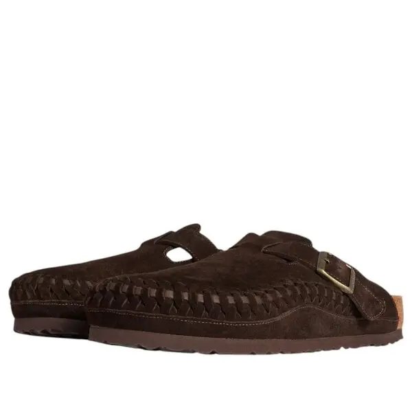 BIRKENSTOCK X Kith Boston Braided Suede Clogs