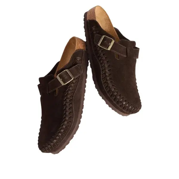 BIRKENSTOCK X Kith Boston Braided Suede Clogs