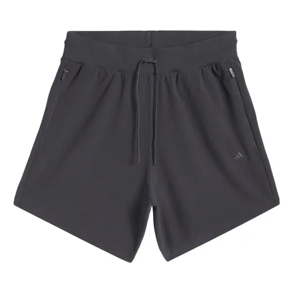 Adidas Basketball Shorts With Drawstring And Zipped Pockets - Black