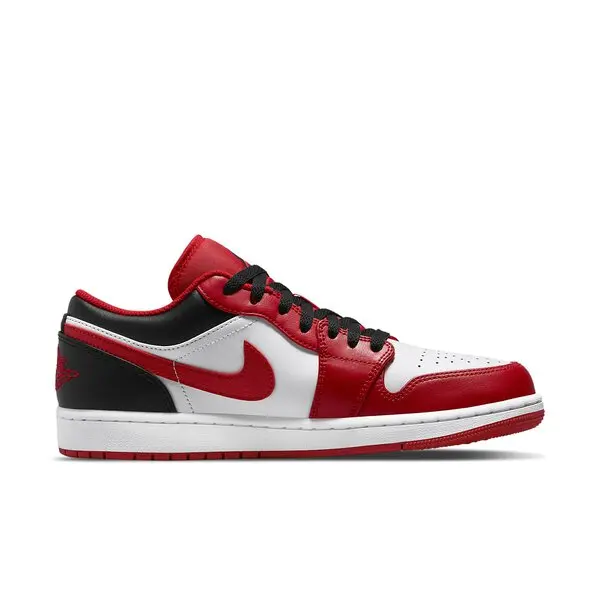 JORDAN 1 Low "reverse Black Toe" Sneakers - Red/white/black