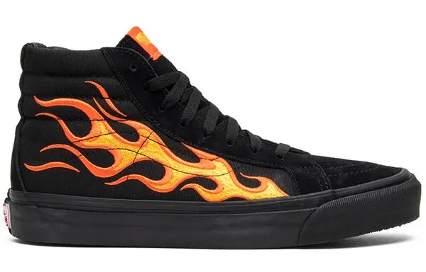 VANS Wtaps X Sk8-hi Lx "flame" Sneakers - Orange