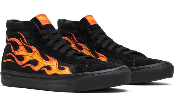 VANS Wtaps X Sk8-hi Lx "flame" Sneakers - Orange