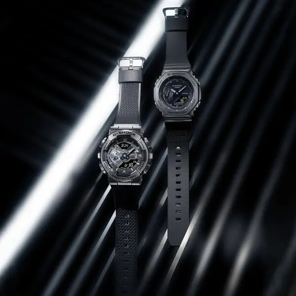 Casio G-shock Digital-analog Stainless Steel Watch - Black/titanium