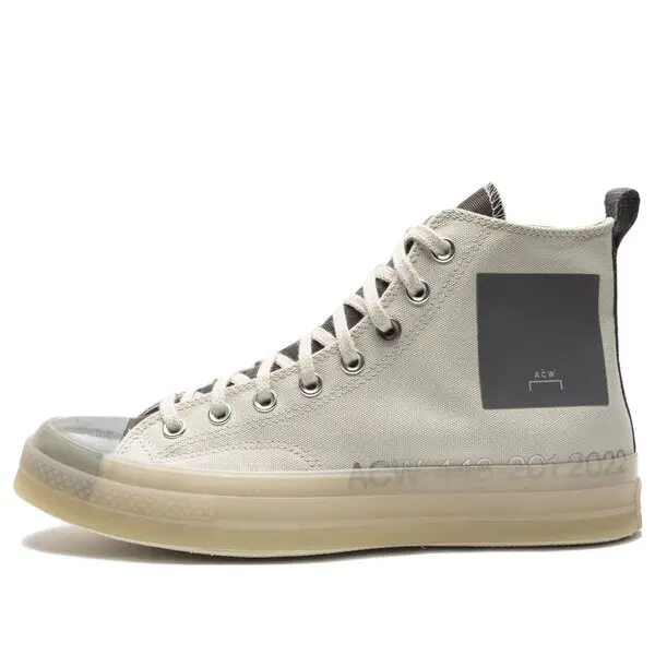 CONVERSE A-cold-wall* X Chuck 70 High Top Sneakers - Light Gray