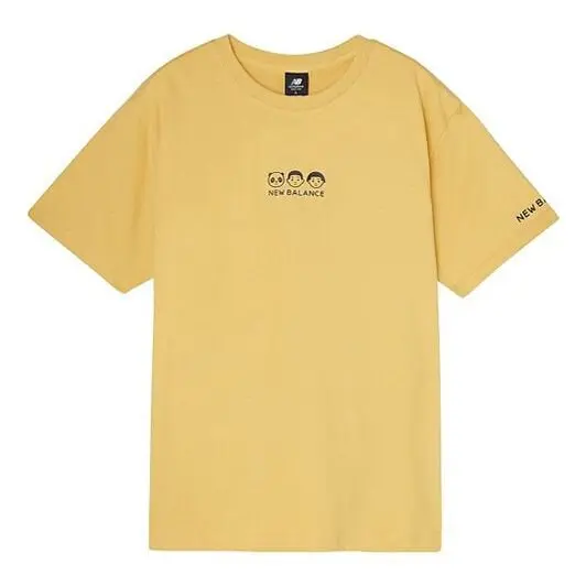 NEW BALANCE X Noritake Co-branded Round Neck Short Sleeve T-shirt - Yellow