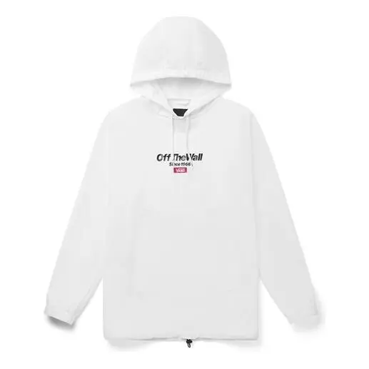 VANS Logo Hooded Jacket - White