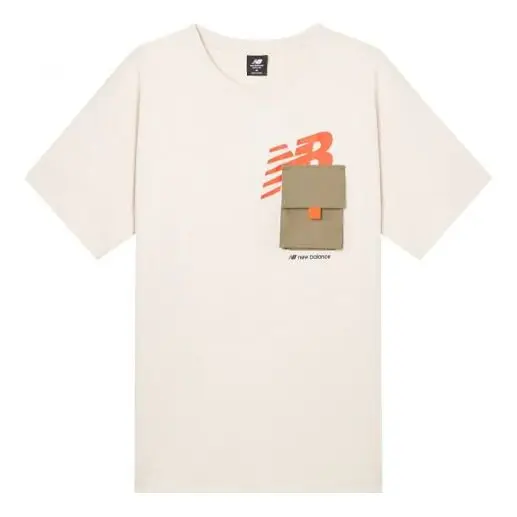 NEW BALANCE Safari Logo Printing Contrasting Colors Knitting - White