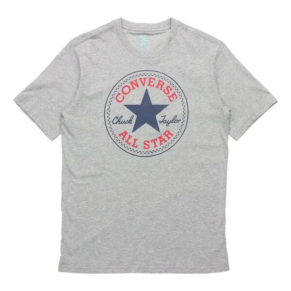 CONVERSE Chuck Taylor All Star Classic Round Neck Short Sleeve 'gray - Grey