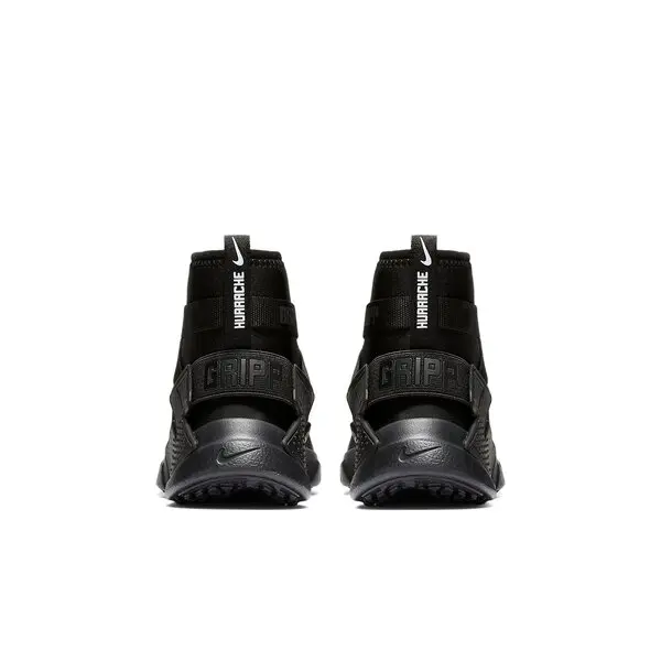 Nike Huarache Gripp High Top Sneakers - Black