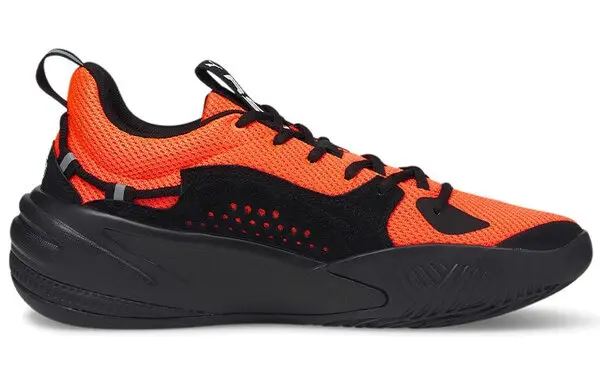 PUMA X J. Cole Rs-dreamer "energy Red Black" Lace-up Sneakers - Black/orange