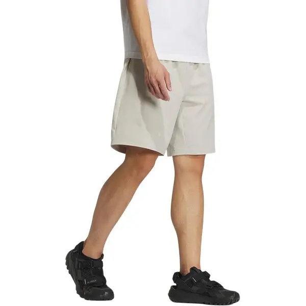 Adidas Aeroready Logo Shorts - Light Grey