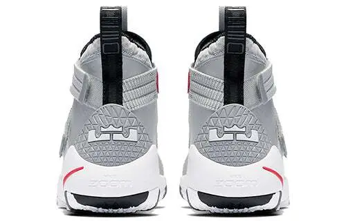 Nike Lebron Soldier 11 High-top Sneakers - Silver/red/white