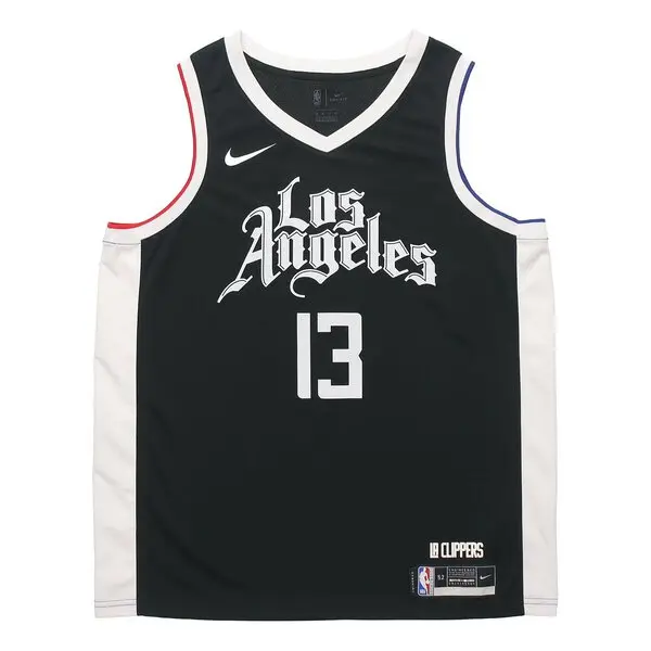 Nike Los Angeles Clippers Paul George No. 13 City Edition Basketball Jersey - Black