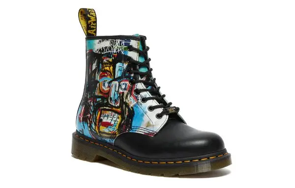 Dr. Martens X Jean-michel Basquiat 'untitled' 1460 Lace Up Combat Boots