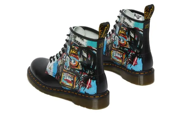 Dr. Martens X Jean-michel Basquiat 'untitled' 1460 Lace Up Combat Boots
