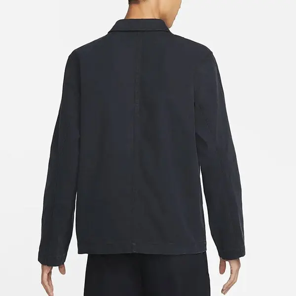 Nike Logo Lapel Casual Long Sleeve Jacket