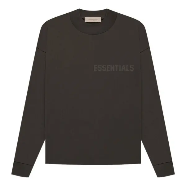 Fear Of God Fw22 Long Sleeve Tee - Off Black