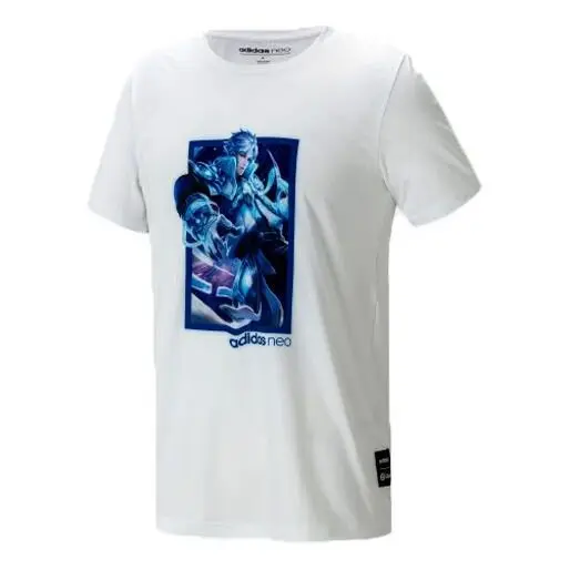 Adidas Neo Graphic Short Sleeve T-shirt - White
