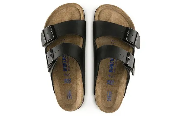 BIRKENSTOCK Arizona Soft Footbed Sandals - Black