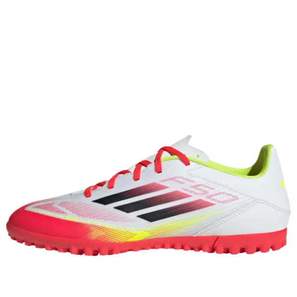 Adidas F50 Club Turf Boots - Cloud White/core Black/solar Yellow