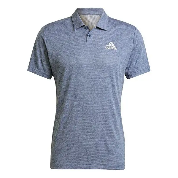 Adidas H.rdy Polo Tennis Sports Short Sleeve Polo - Blue