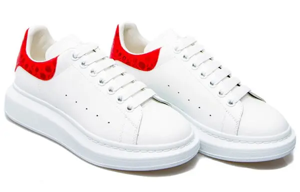 Alexander McQueen Oversized Sneaker - White/red