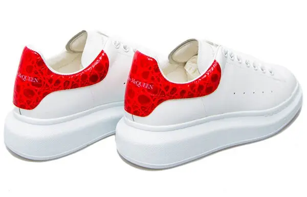 Alexander McQueen Oversized Sneaker - White/red