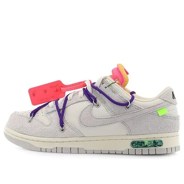 Nike X Off-white Dunk Low Of 50' Sneakers - Gray/white