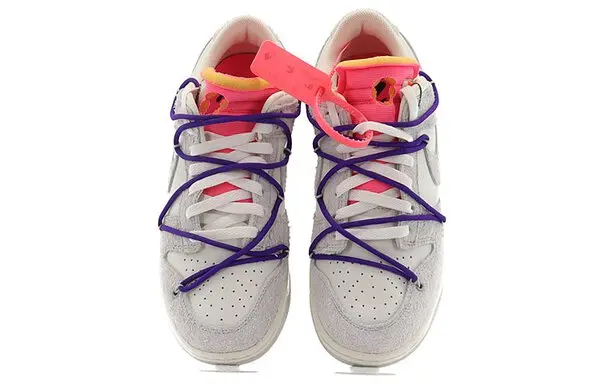 Nike X Off-white Dunk Low Of 50' Sneakers - Gray/white