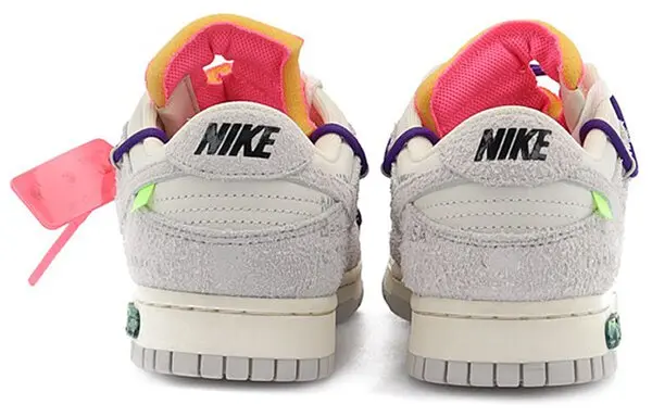 Nike X Off-white Dunk Low Of 50' Sneakers - Gray/white