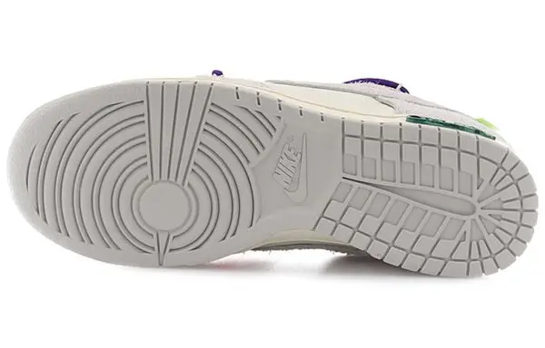 Nike X Off-white Dunk Low Of 50' Sneakers - Gray/white