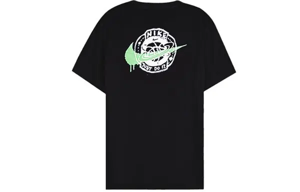 Nike Summer Hoops Basketball Short Sleeve T-shirt - Black
