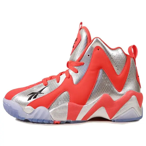 REEBOK Kamikaze Ii Mid Athletic Sneakers - /pure Silver