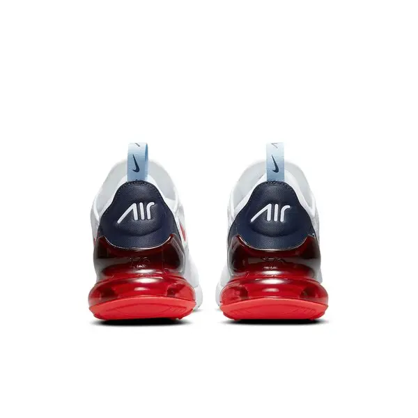 Nike Max 270 Athletic Sneakers - White/blue/red