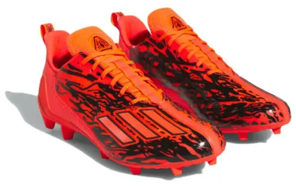Adidas Adizero .0 'poison Solar Red' Football Cleats - Red/black
