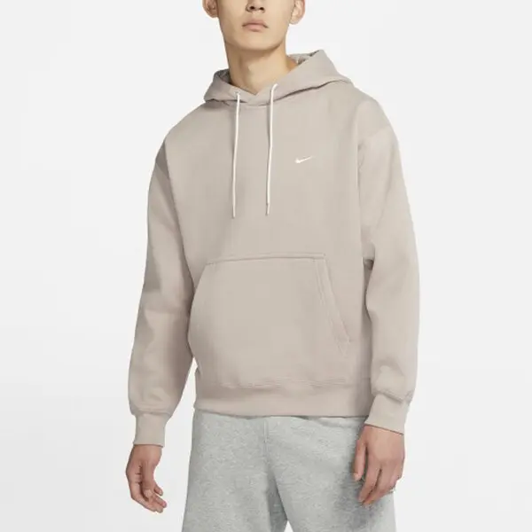 Nike Logo Embroidered Fleece Lined Hoodie - Multi-color