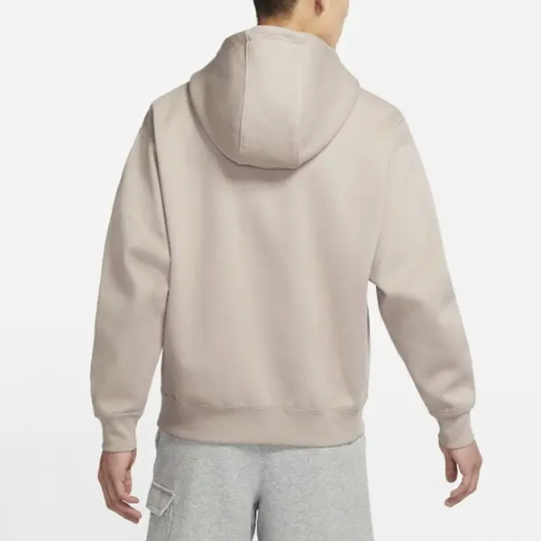 Nike Logo Embroidered Fleece Lined Hoodie - Multi-color